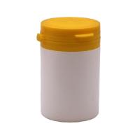 China HDPE Vitamin Supplement Container 70ml Medicine Jar Bottle with Tearing Off Cap for sale