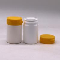 China HDPE Vitamin Supplement Container 70ml Medicine Jar Bottle with Tearing Off Cap for sale