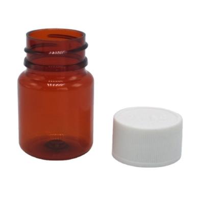 China 25mL PET Plastic Medicine Bottle with Child Safety Lids Custom Color Options 26mm Neck for sale