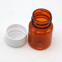 China 25mL PET Plastic Medicine Bottle with Child Safety Lids Custom Color Options 26mm Neck for sale