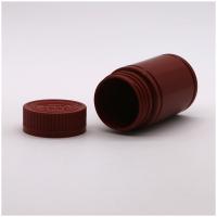China Food Grade 70ml HDPE Plastic Bottle Jar with Child Proof Cap for Medicine Tablets for sale