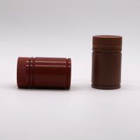 China Food Grade 70ml HDPE Plastic Bottle Jar with Child Proof Cap for Medicine Tablets for sale