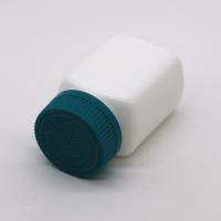 China 95mL Square HDPE Plastic Medicine Storage Bottle Jar for Solid Tablet Capsule for sale