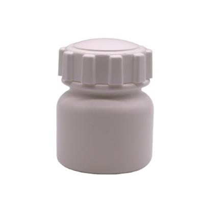 China 100mL HDPE Screw Cap Round Plastic Bottle for Medicine Solid Tablet Storage for sale