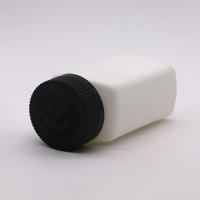 China SCREW CAP 120mL HDPE Square Shape Customized Color Empty Medicine Pill Bottle Container for sale