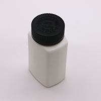 China SCREW CAP 120mL HDPE Square Shape Customized Color Empty Medicine Pill Bottle Container for sale