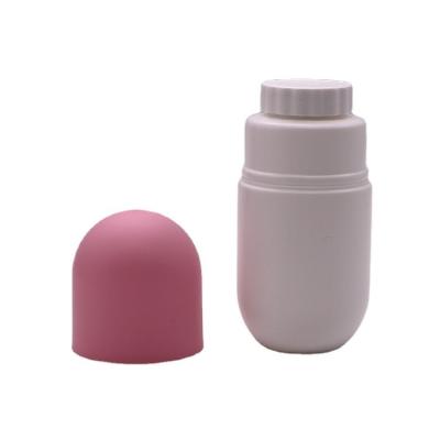 China 130ml HDPE Capsule Shape Plastic Bottle for Dietary Nutrition Supplement Screen Print for sale