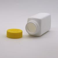 China 6oz 180ml HDPE Square Pill Tablet Medicine Bottle for Dietary Nutrition for sale