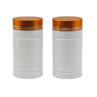 China Pharmacy 200mL HDPE Plastic Bottle with Screw Cap Straight Cylinder Shape for sale