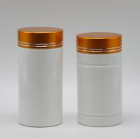 China Pharmacy 200mL HDPE Plastic Bottle with Screw Cap Straight Cylinder Shape for sale