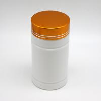 China Pharmacy 200mL HDPE Plastic Bottle with Screw Cap Straight Cylinder Shape for sale