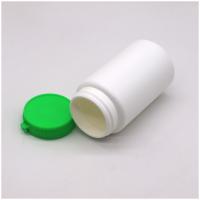 China 250ml Round HDPE Plastic Bottle for Capsule Supplements with Tearing Off Cap for sale