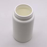 China 250ml Round HDPE Plastic Bottle for Capsule Supplements with Tearing Off Cap for sale