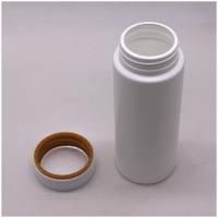 China Medicine 250ml HDPE Plastic Pill Bottle With Two Layer Customized Color HDPE Caps for sale