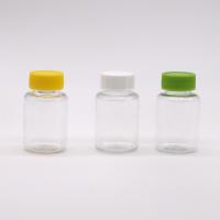 China Transparent 25mL PET Plastic Bottle for Storing Medicine Tablets Safely and Securely for sale