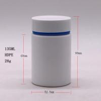 China Screw Cap 175ML HDPE Plastic Pill Bottle for Pill Two Layer Customized Color PE Caps for sale