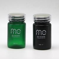 China Round Shape 70ml PET Plastic Bottle with Screw Cap and Custom Label Printing Service for sale