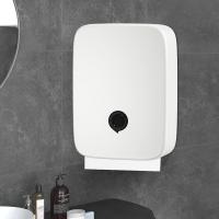 China ABS Plastic Manual Paper Dispenser Wall Mounted - 265x100x360mm N-Fold Towel Holder for Hotels & Homes for sale