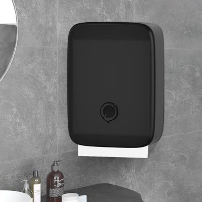 China Wall Mounted ABS Plastic Paper Towel Dispenser 265x100x360mm for Home Hotel Bathroom Kitchen Multifold Tissue Box for sale