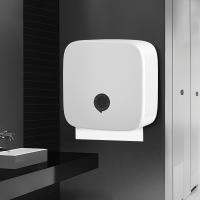 China ABS Plastic V-Fold Manual Paper Towel Dispenser Wall Mounted Commercial Grade 300-400 Units Daily Production for sale