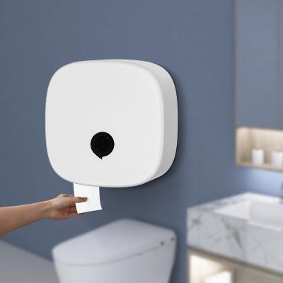 China Lockable Jumbo Roll Paper Towel Dispenser 290x120x290mm ABS Plastic Wall Mounted for Hotels & Commercial Use for sale