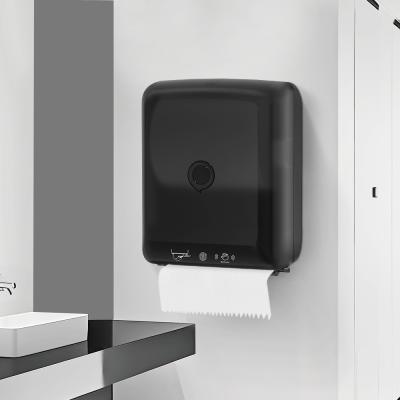 China ABS Plastic Intelligent Induction Tissue Dispenser with Lockable Wall Mount Design for Commercial Use for sale