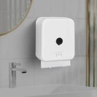 China Modern ABS Plastic HRT Manual Paper Roll Dispenser Wall Mount for Commercial Bathroom - 300-400 Units Daily Production Capacity for sale