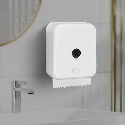 China Modern ABS Plastic HRT Manual Paper Roll Dispenser Wall Mount for Commercial Bathroom - 300-400 Units Daily Production Capacity for sale