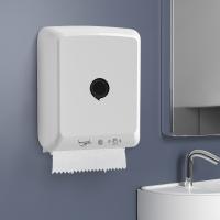 China Lockable Touchless Auto Cut Paper Towel Dispenser Wall Mounted ABS Plastic with 1-Year Warranty and 12,000 Monthly Capacity for sale