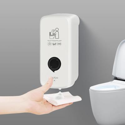 China 1000ml Wall Mounted Manual Soap Dispenser - ABS Plastic Sanitizer Dispenser for Commercial & Residential Use for sale
