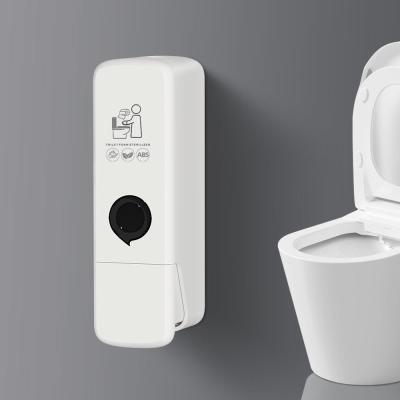 China White ABS 300ml Wall Mounted Toilet Sanitizer Dispenser 65x80x215mm with 1-Year Warranty for sale