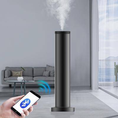 China Intelligent Wireless Aroma Diffuser with Remote Control - Aluminium Alloy Wall Mount Essential Oil Dispenser 300-400 Units Daily Capacity for sale