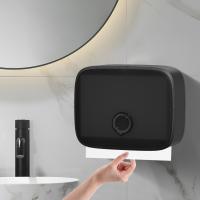 China ABS Plastic Matte Black N-Fold Lockable Hand Paper Towel Dispenser Wall Mounted with 1 Year Warranty for sale
