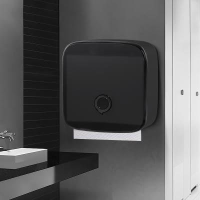 China Commercial Plastic V Fold Paper Dispenser Wall Mount Toilet Paper Holder For Public Restroom Bathroom Gym for sale