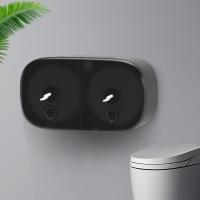 China ABS Plastic Wall Mounted Tissue Dispenser 235×113×235mm with Custom Logo for Home & Hotel Bathrooms for sale