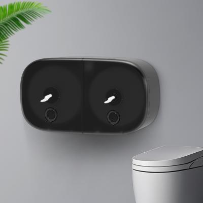 China ABS Plastic Wall Mounted Tissue Dispenser 235×113×235mm with Custom Logo for Home & Hotel Bathrooms for sale