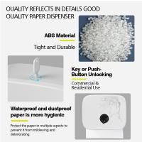 China Waterproof ABS Plastic N-Fold Paper Towel Dispenser 260x100x205mm Wall Mount for Hotels & Commercial Bathrooms for sale