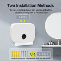 China Waterproof ABS Plastic N-Fold Paper Towel Dispenser 260x100x205mm Wall Mount for Hotels & Commercial Bathrooms for sale