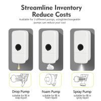 China Modern Wall Mounted Pump Soap Dispenser 800ML Refillable For Home Hotel Bathroom Kitchen for sale