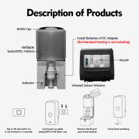 China Touchless Automatic Foam Soap Dispenser 1000ML Wall Mounted with Infrared Sensor and 3D Design for sale