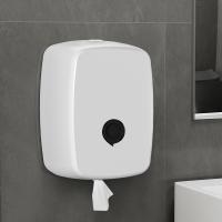 China ABS Plastic Center Pull Paper Towel Dispenser - Wall Mounted No Drilling Installation for Commercial Use for sale