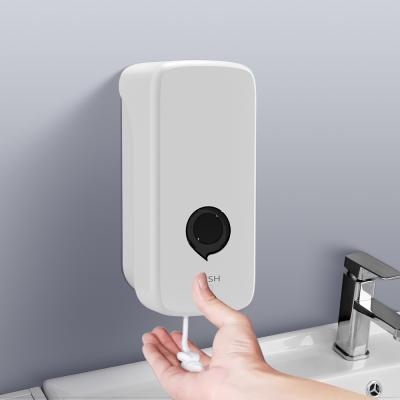 China 1000ML Capacity ABS Manual Soap Dispenser with Refillable Pump for Home and Hotel Bathroom Use for sale