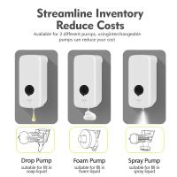 China Modern ABS Wall Mounted Foam Soap Dispenser 500ML Commercial Hand Soap Dispenser for sale
