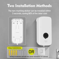 China Modern ABS Wall Mounted Foam Soap Dispenser 500ML Commercial Hand Soap Dispenser for sale