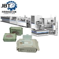 China Power Saving Wet Tissue Machine With Folding Capability And PLC Control for sale