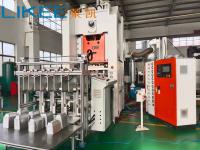 China 80Ton Silver Aluminium Foil Container Making Machine Equipped With Siemens Motor for sale