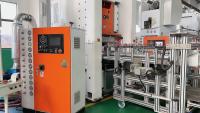 China LK-T80 Automatic High Precised Steel H-type Siemens Motor Aluminum Foil Container Making Machine for Food Packing for sale