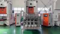 China 12000 Pieces Per Hour Aluminium Foil Container Four Cavity Machine With PLC Control for sale