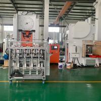 China 50HZ Semi Automatic Aluminium Foil Container Making Machine H Frame for sale