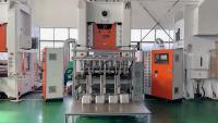 China High Speed Fully Automatic Aluminum Foil Container Machine For Food Packing LK-T80 for sale